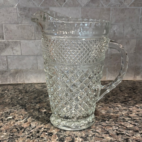 Anchor Hocking | Dining | Vintage Anchor Hocking Wexford Glass Pitcher ...